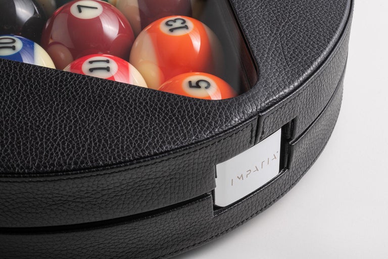 Billiard Game Set with Cue Balls and Triangle by Impatia For Sale at ...