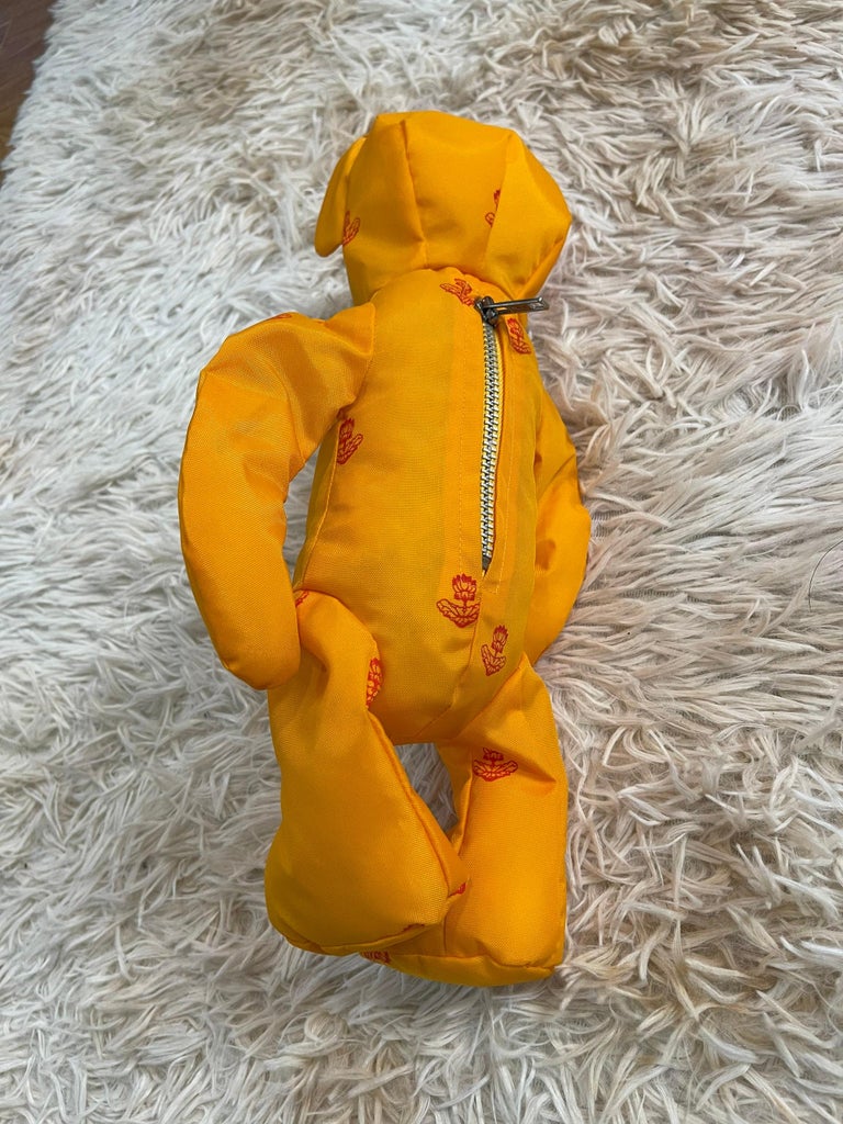 Final Home Early 2000's Lotus Flower Bear Pouch For Sale at 1stDibs