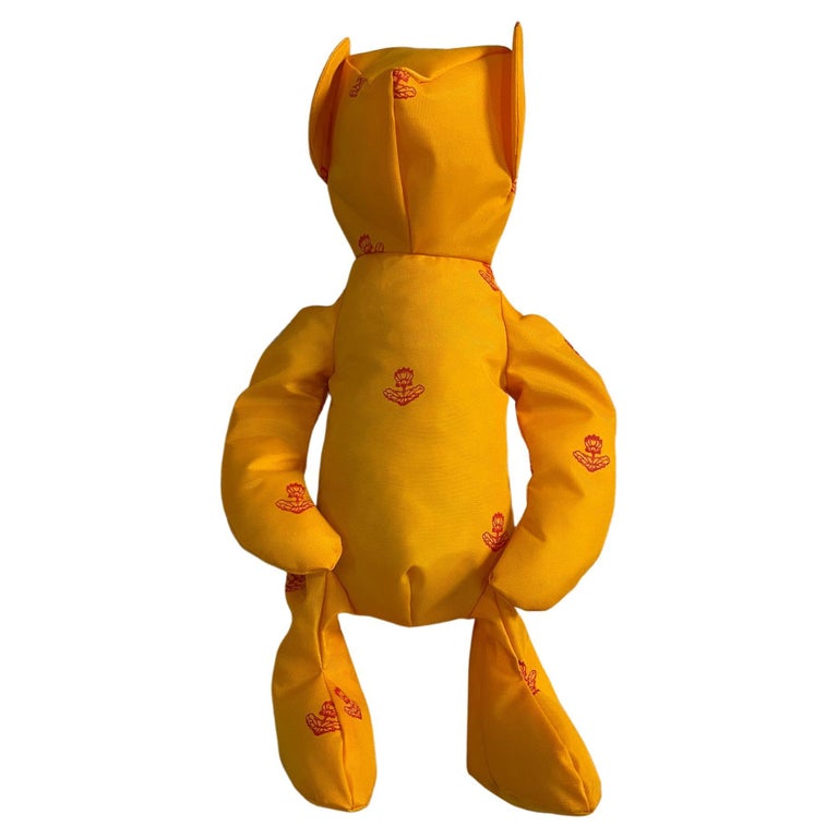 Final Home Early 2000's Lotus Flower Bear Pouch For Sale at 1stDibs