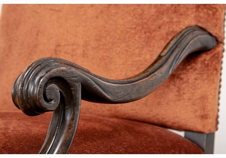 Find Pair Jacobean Style Armchairs For Sale at 1stDibs