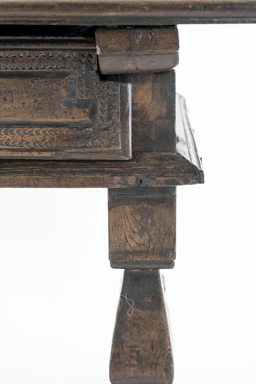 Fine 17th Century Chestnut Console Table For Sale at 1stDibs