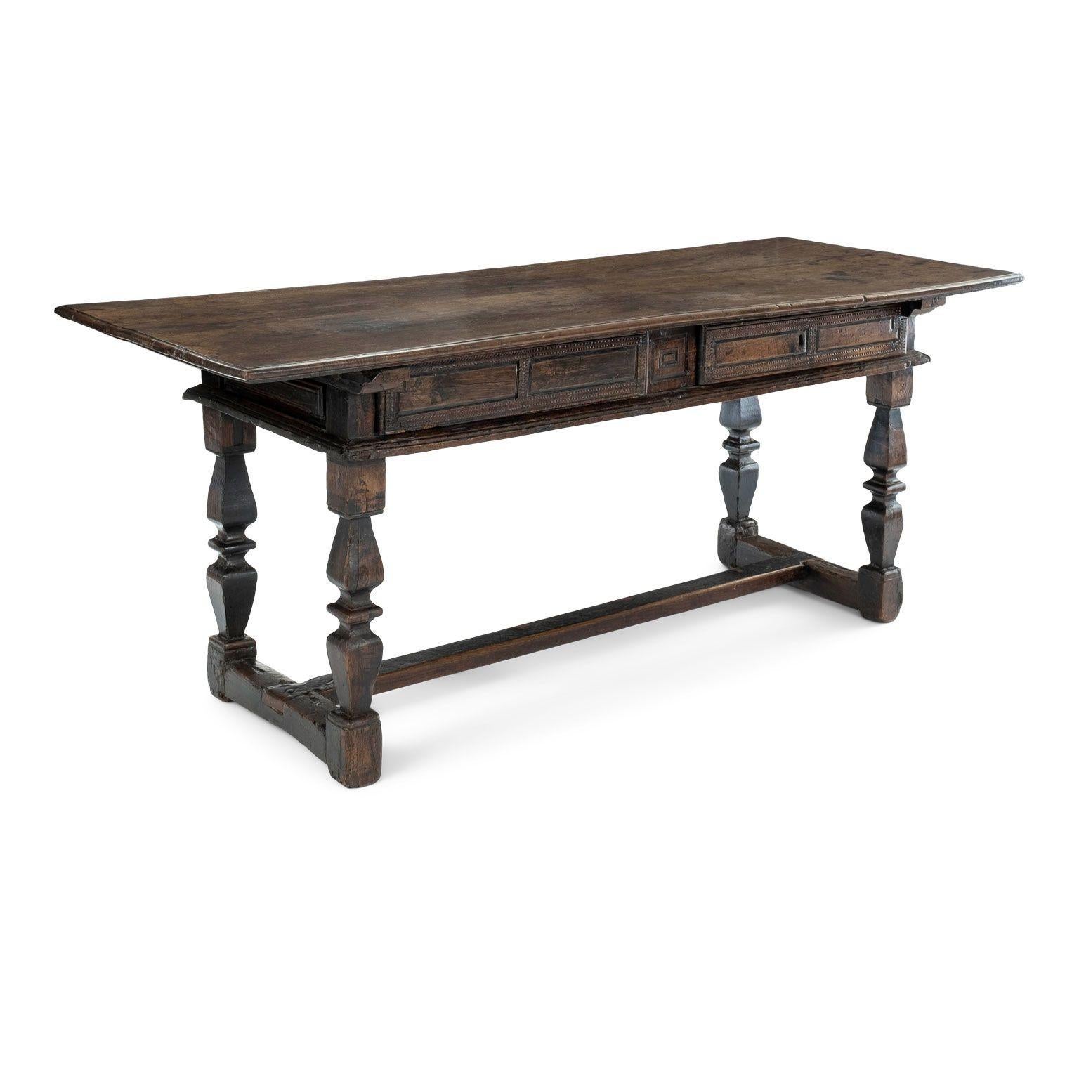 Fine 17th Century Chestnut Console Table For Sale at 1stDibs