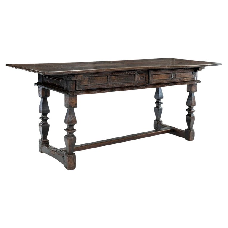 Fine 17th Century Chestnut Console Table For Sale at 1stDibs