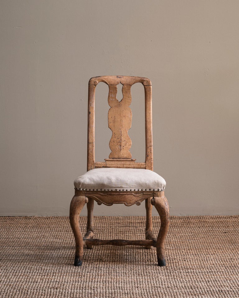 Fine 18th Century Swedish Late Baroque Chair at 1stDibs