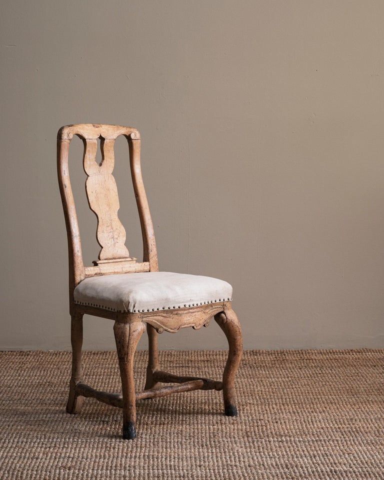 Fine 18th Century Swedish Late Baroque Chair at 1stDibs