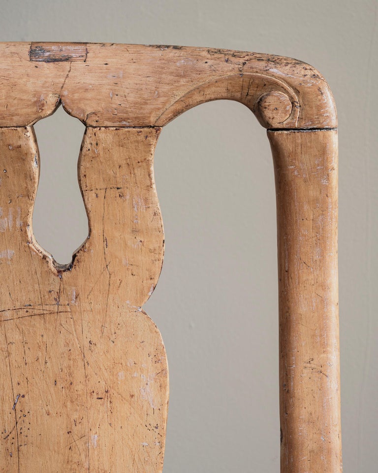 Fine 18th Century Swedish Late Baroque Chair at 1stDibs