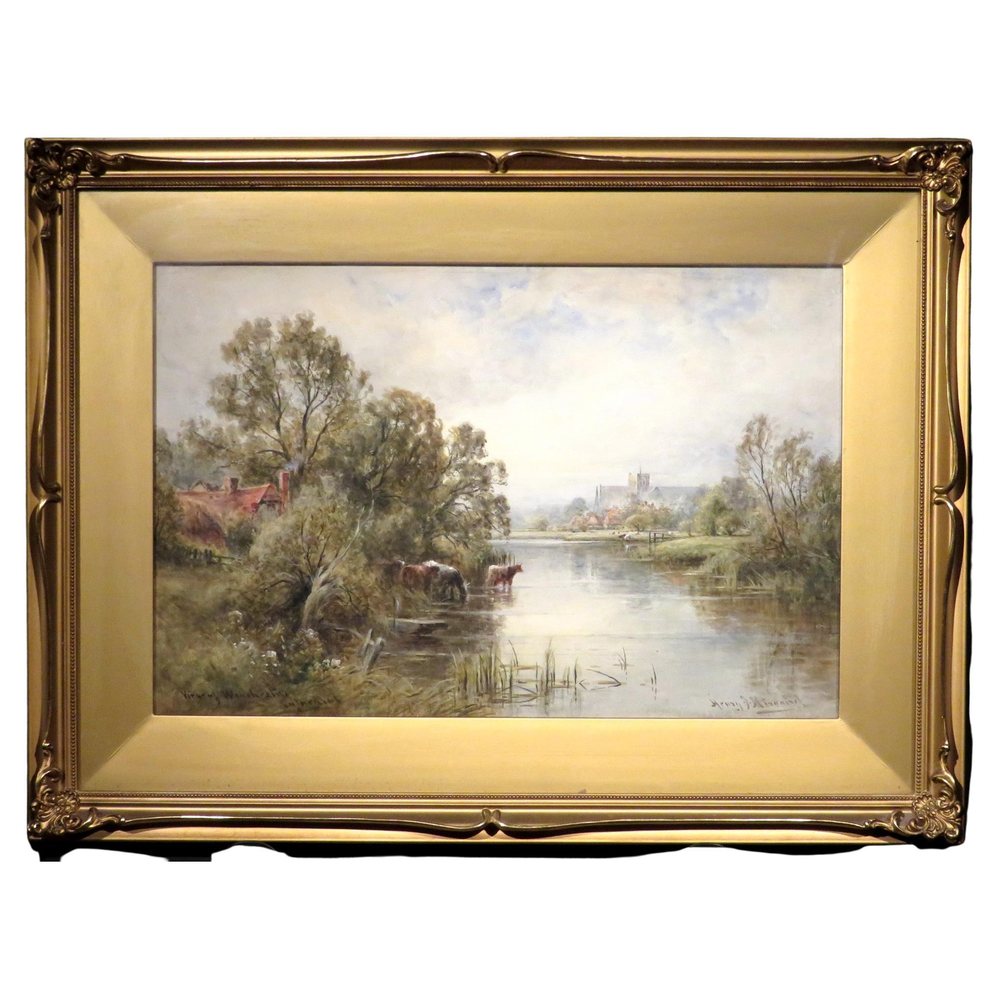 19th Century Watercolor Landscape by Henry John Kinnaird at 1stDibs