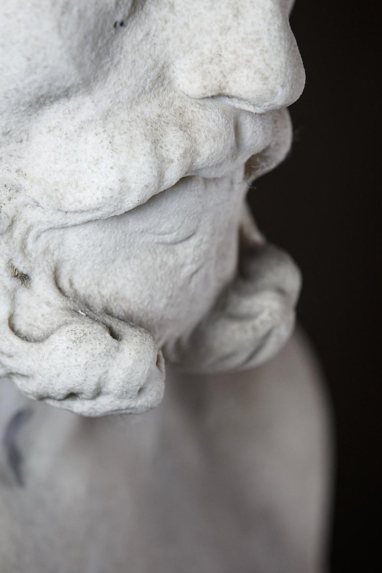 Fine 19th Century Carved Marble Bust of a Gentleman For Sale at 1stDibs