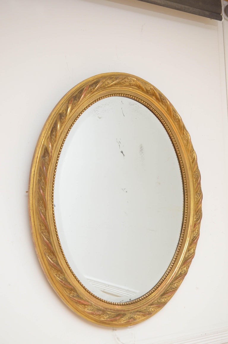 Fine 19th Century Gilded Wall Mirror For Sale at 1stDibs