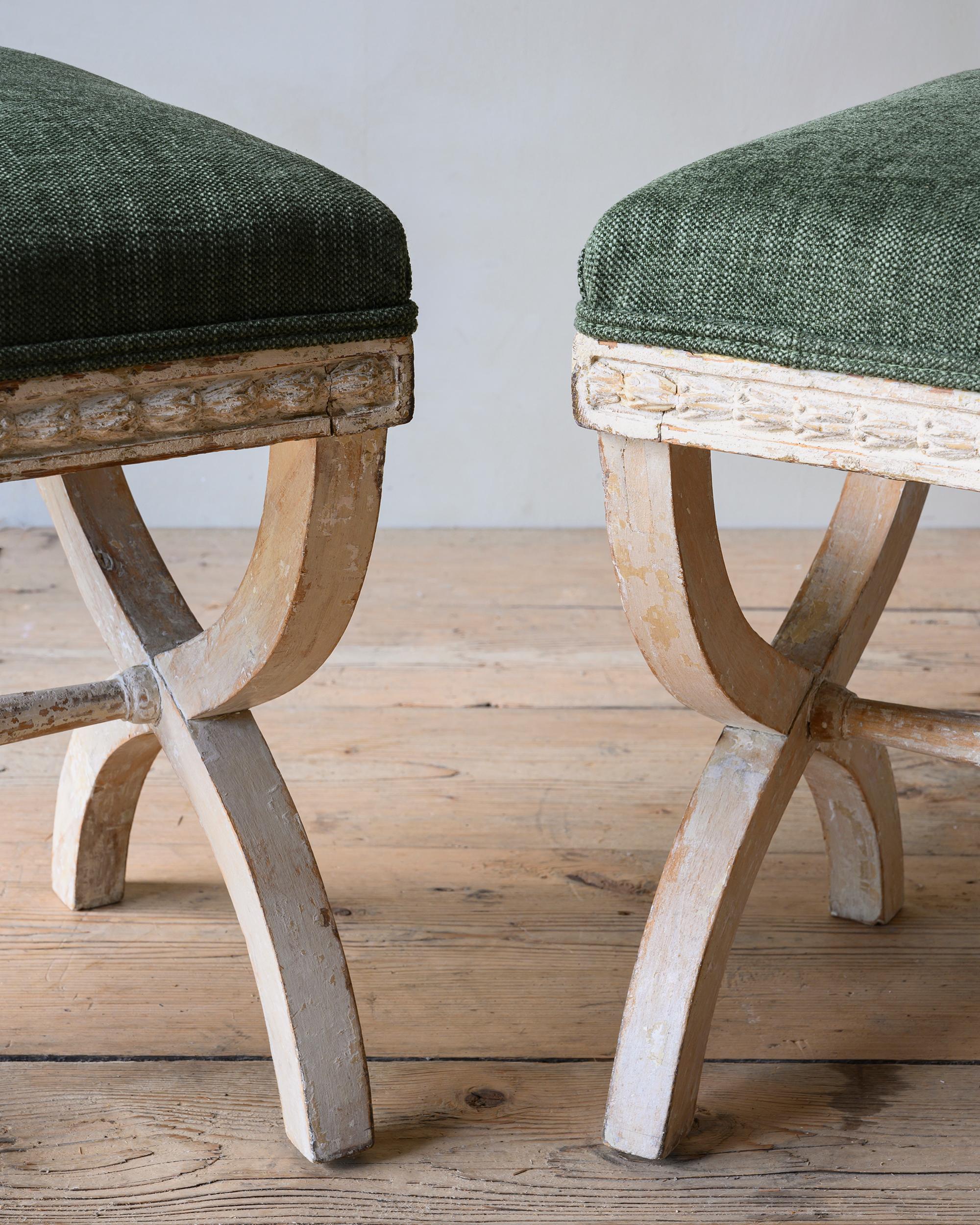 Fine 19th Century Gustavian Stools at 1stDibs