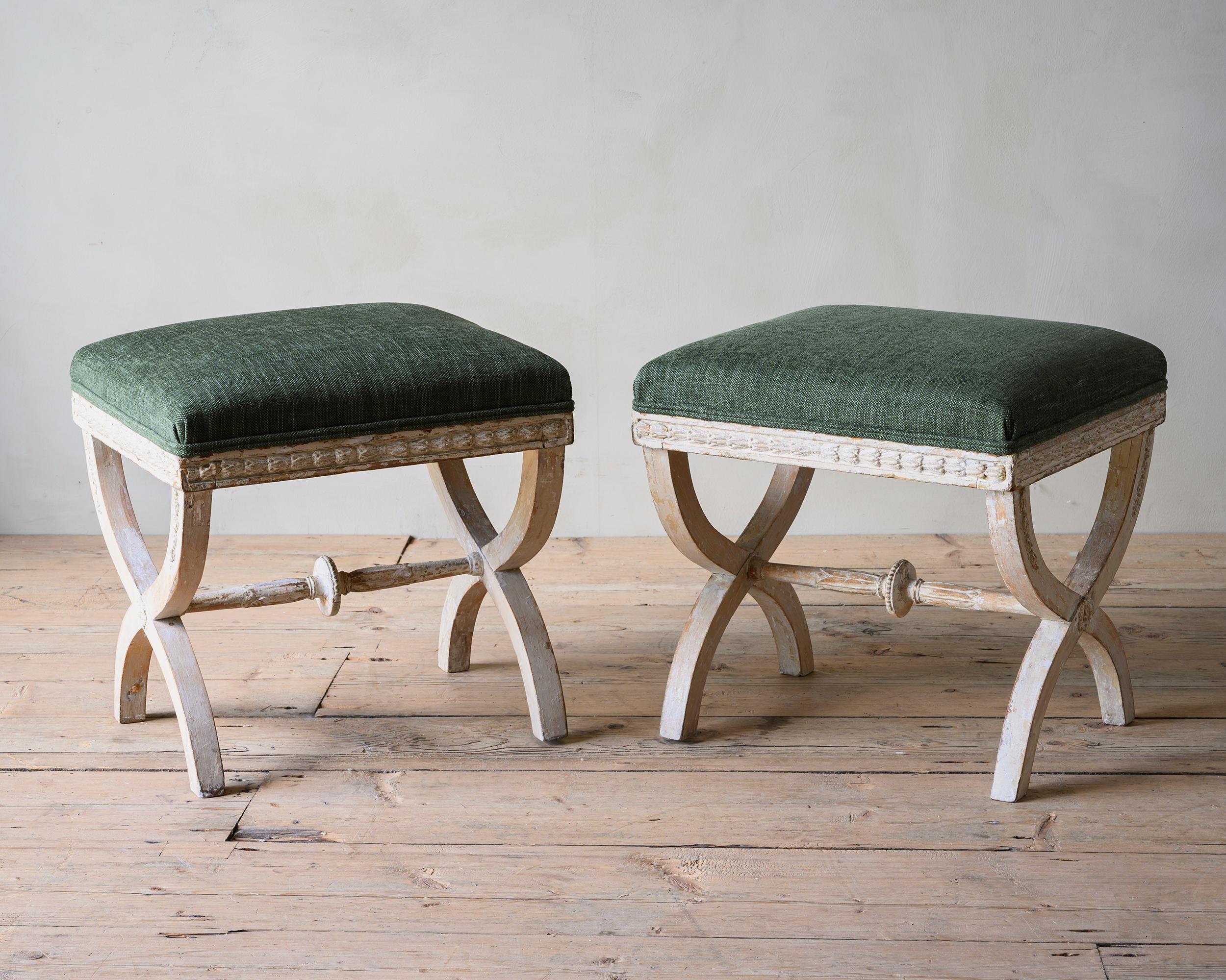 Fine 19th Century Gustavian Stools at 1stDibs