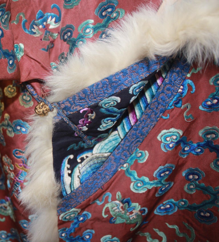 Fine 19th Century Imperial Chinese Dragon Robe For Sale at 1stDibs