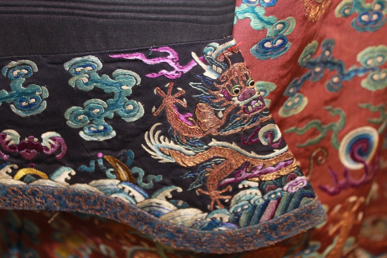 Fine 19th Century Imperial Chinese Dragon Robe For Sale at 1stDibs