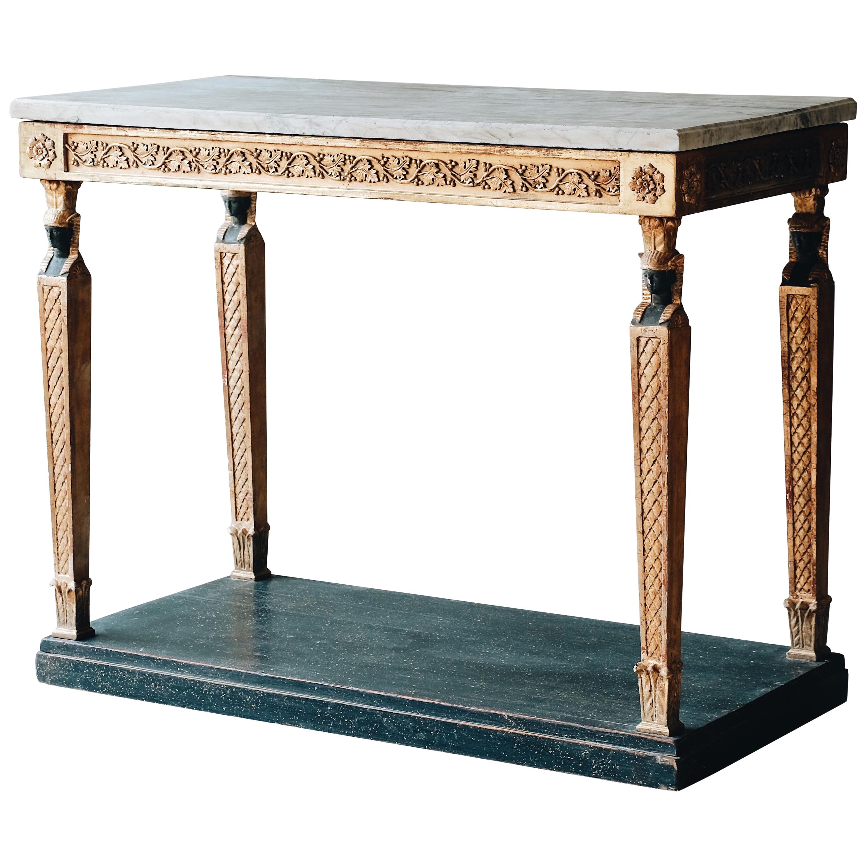 Late Gustavian Console Table For Sale at 1stDibs