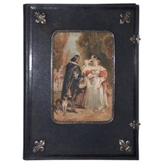 Gothic Ornamented Leather Bound Album for Photographs For Sale at 1stDibs