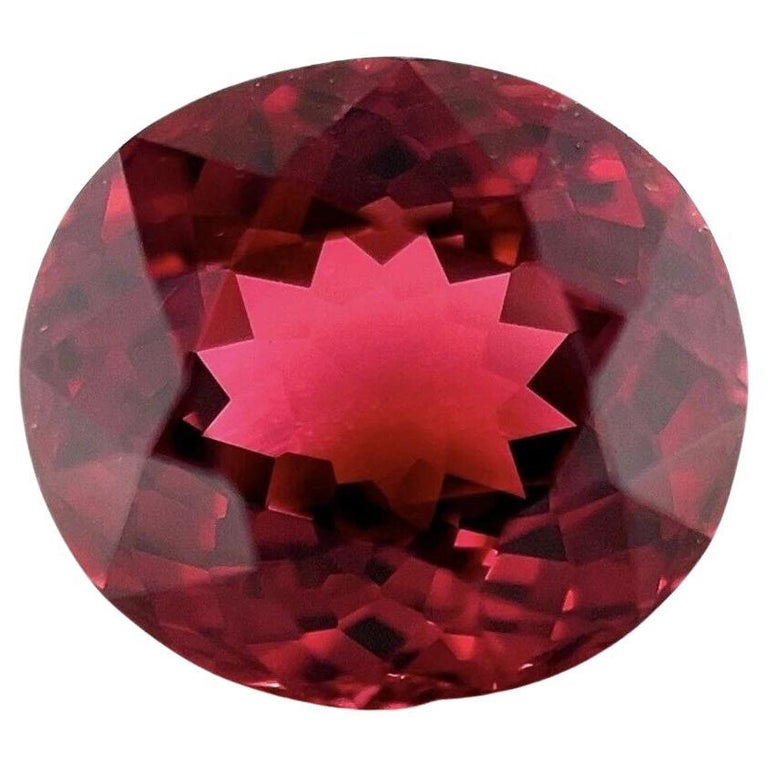 Fine 4.35ct Vivid Purple Red Rhodolite Garnet Oval Cut Loose Gem For ...