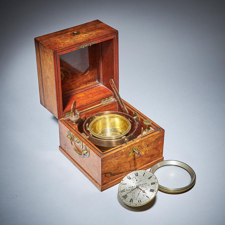 Fine American Two Day Marine Chronometer, Signed T. S and J. D Negus ...