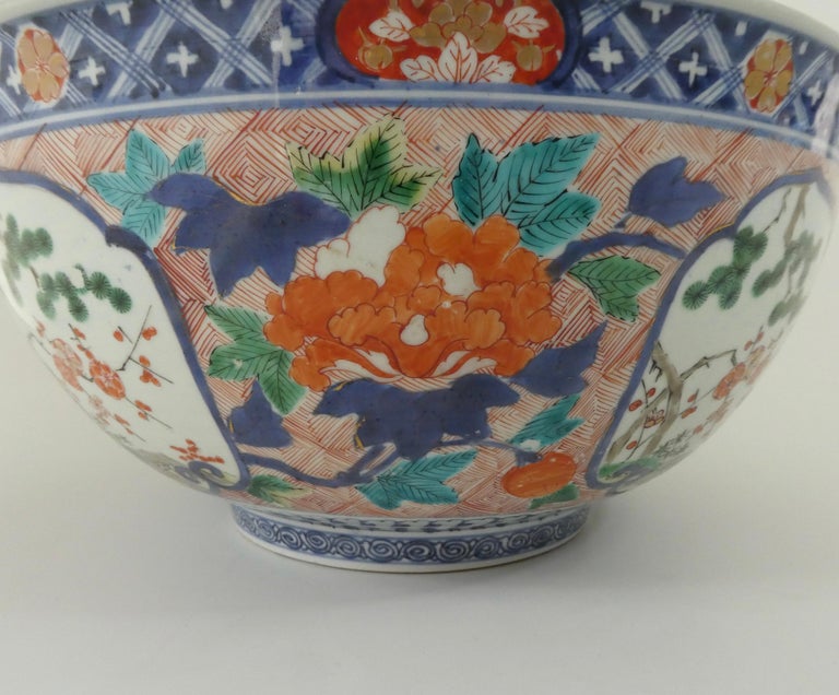 Fine and Large Imari Bowl Decorated with Fish, circa 1680, Genroku ...