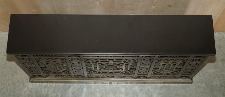 Fine Antique circa 1880 Solid Gilt Bronze and Marble Radiator Cover ...