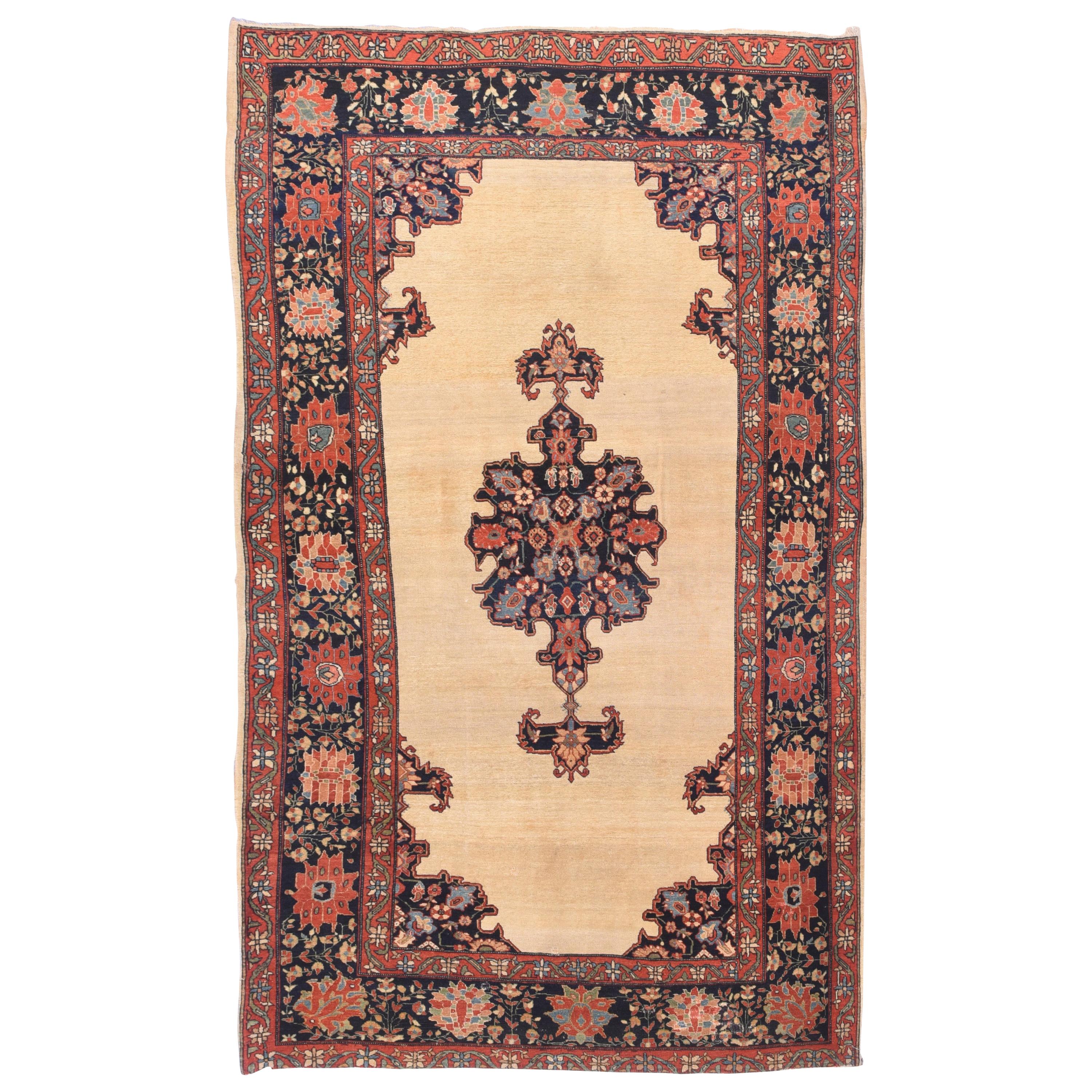 Antique Persian Sarouk Feraghan For Sale at 1stDibs