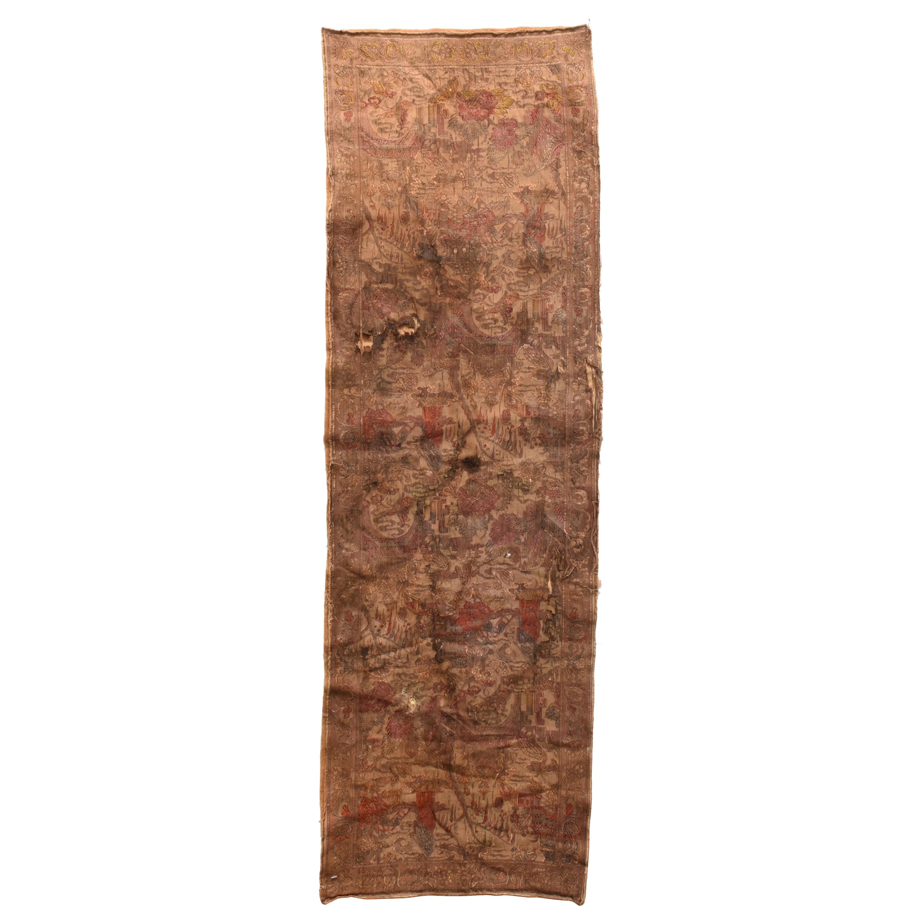 Antique 19th Century French Aubusson Tapestry, Handmade, Wall Hanging ...