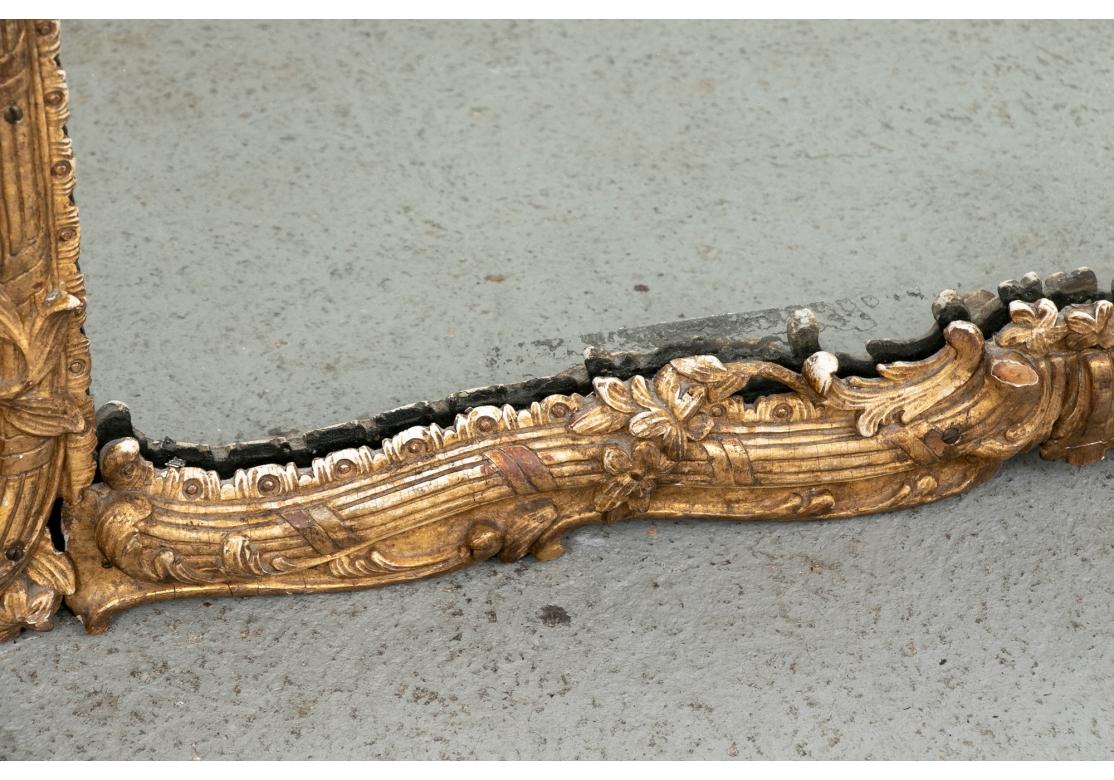Fine Antique Gilt Rococo Style Mirror For Sale at 1stDibs