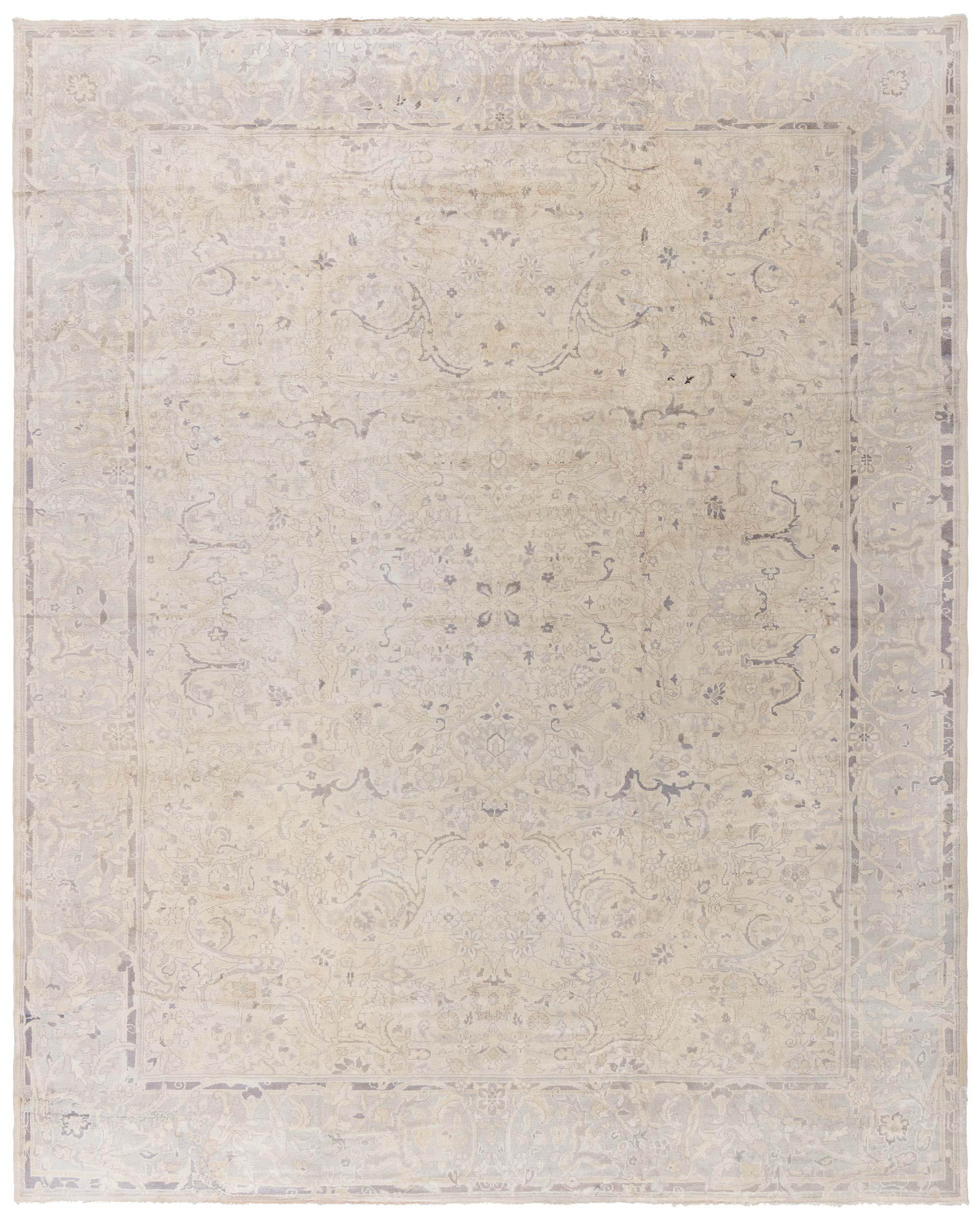 Doris Leslie Blau Collection Antique Indian Bold Handmade Wool Rug For ...