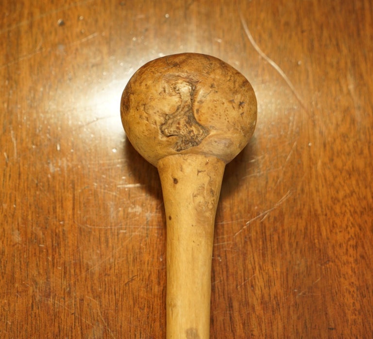 Fine Antique Irish Knobkerrie Stick Very Collectable and Primative One ...