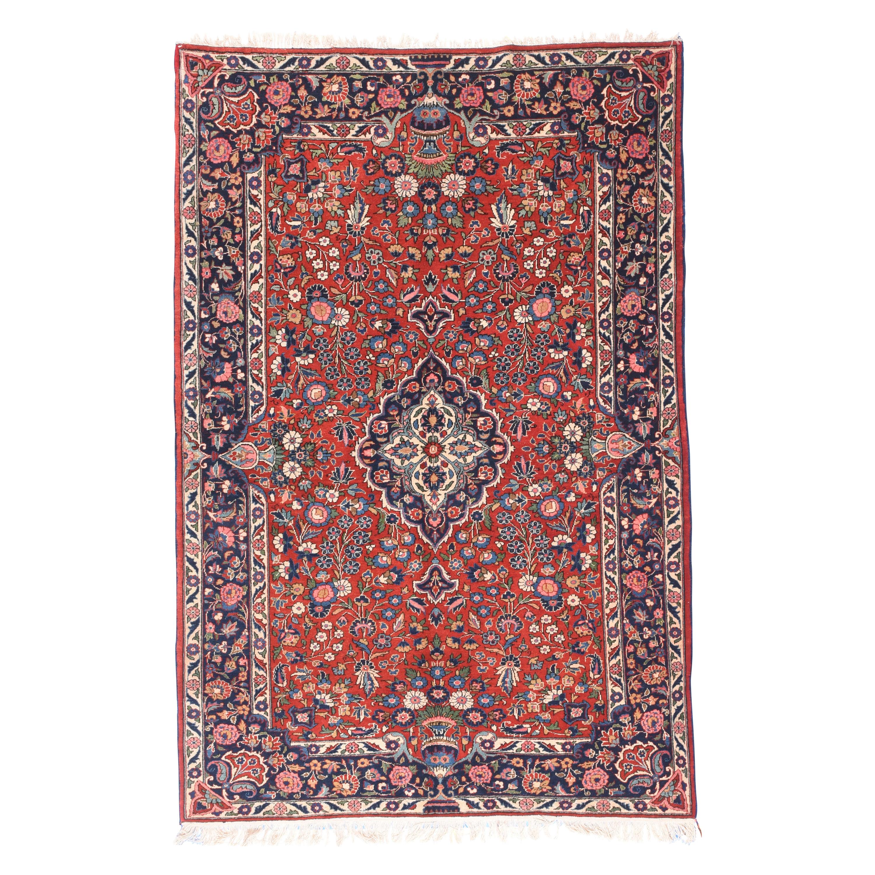 Vintage Persian Kashan Carpet For Sale at 1stDibs