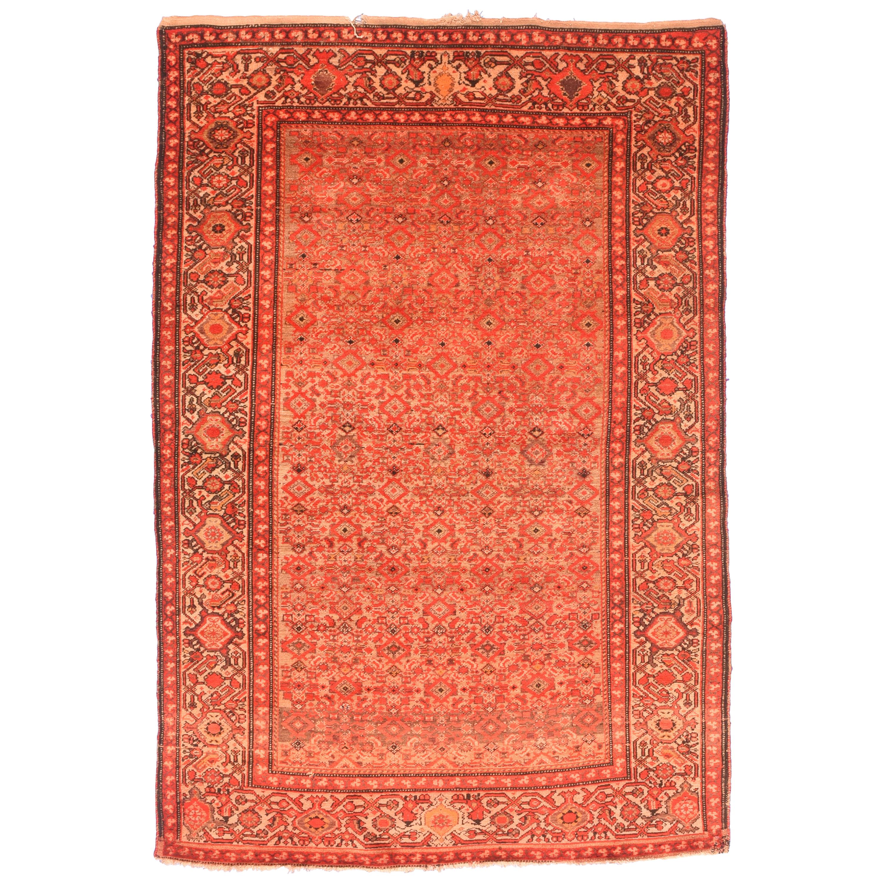 Fine Antique Lillihan Persian Rug, Hand Knotted, circa 1890 For Sale at ...