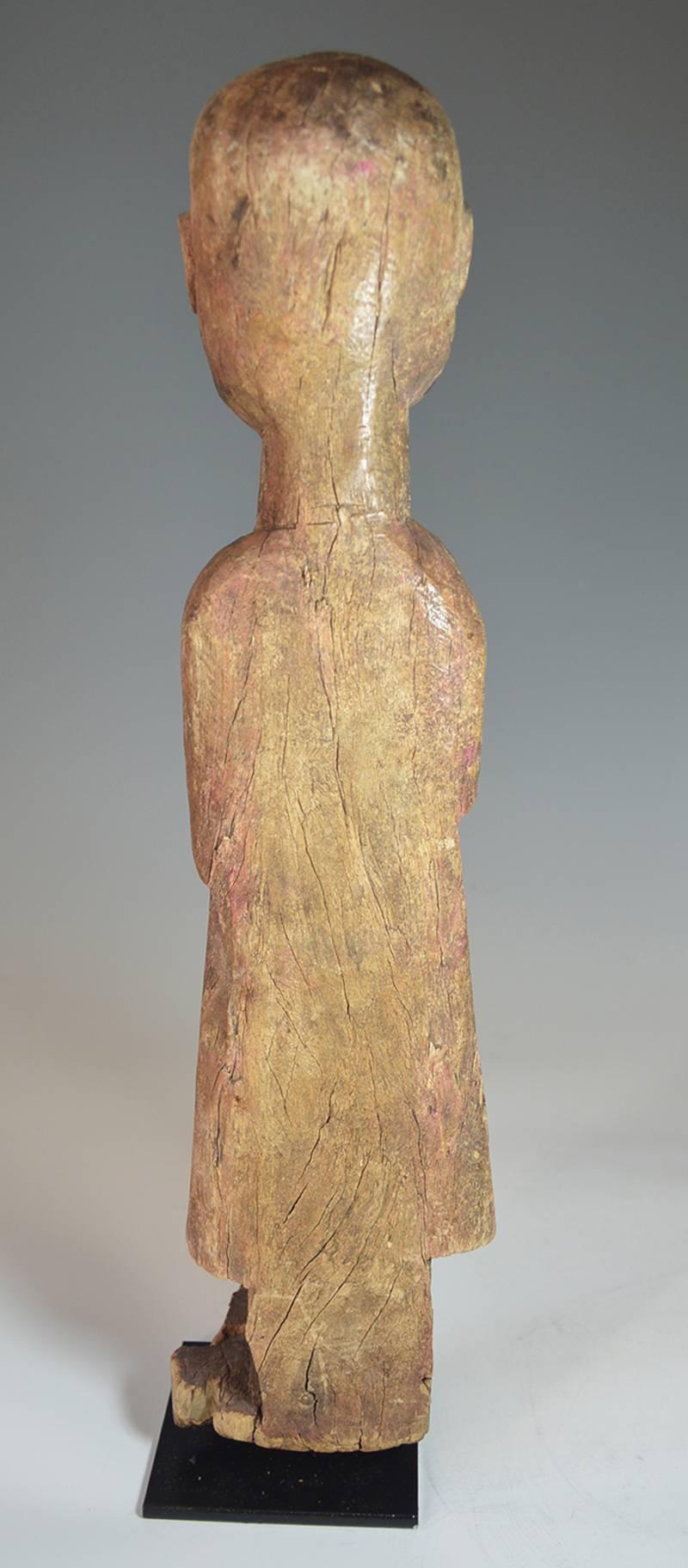 Fine Antique Nepal Himalaya Tribal Tharu Figure For Sale at 1stDibs