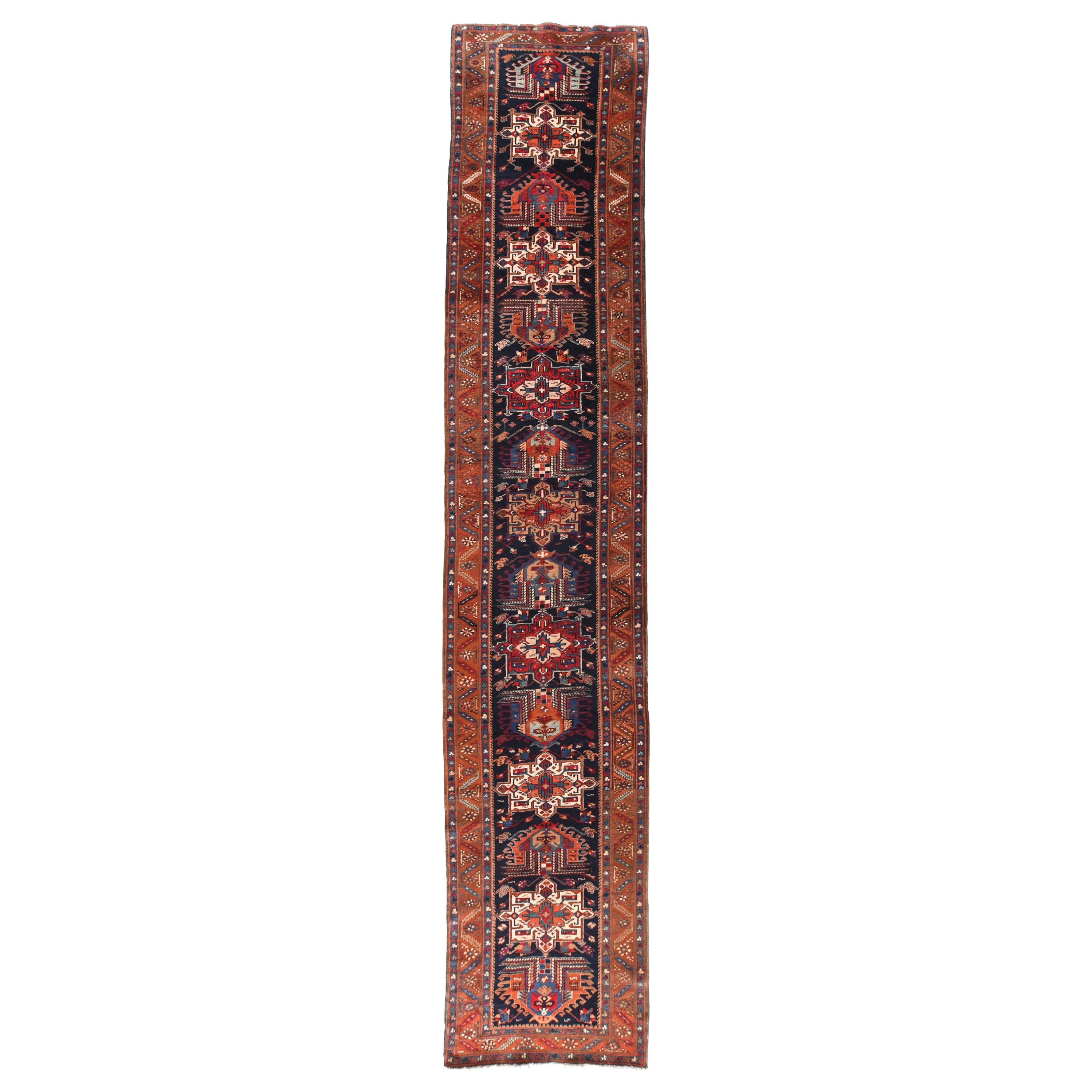 Antique Persian Karajeh Rug 7' 4'' x 16' 0'' For Sale at 1stDibs