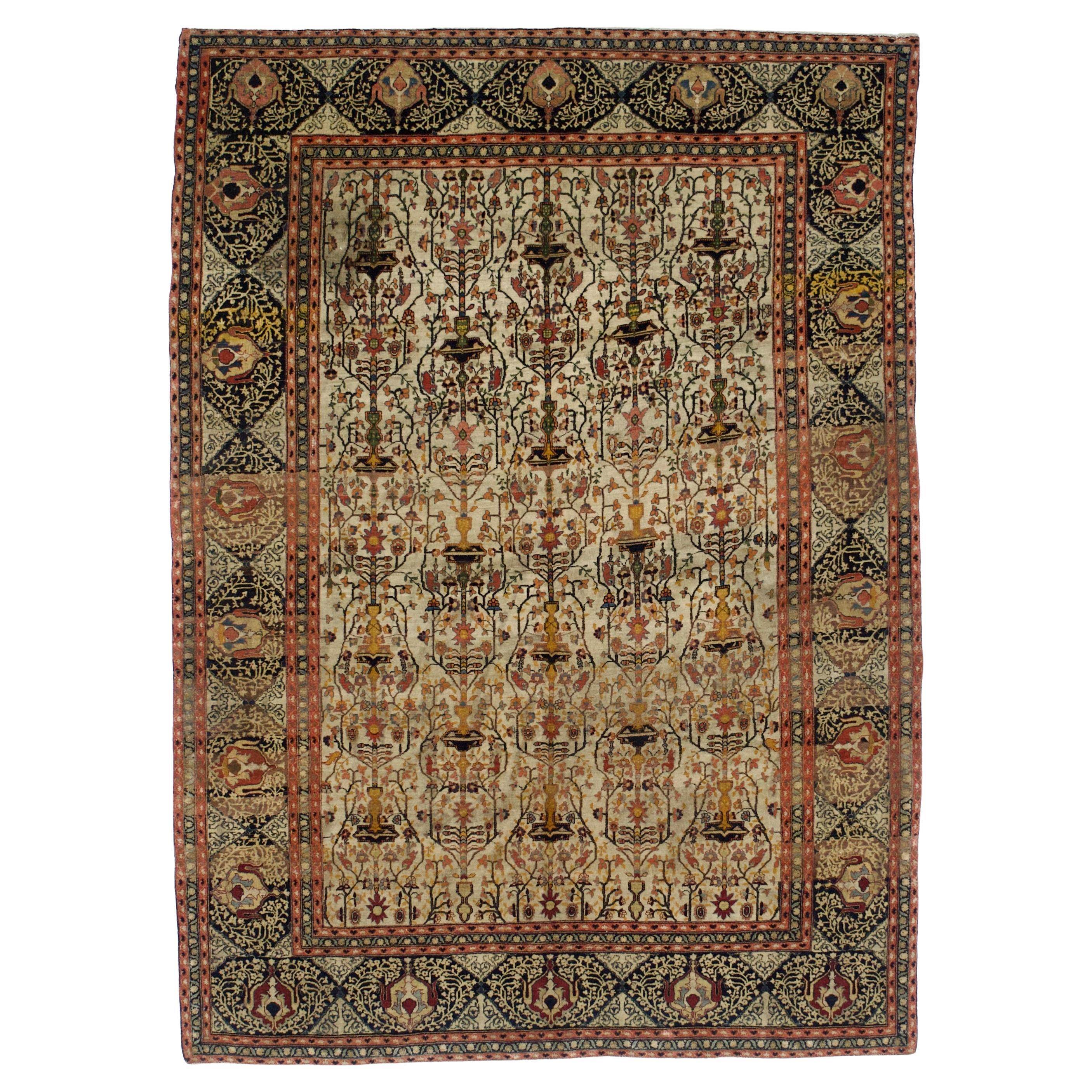Fine Antique Garouss Bidjar Rug 5'9'' x 8'7'' For Sale at 1stDibs