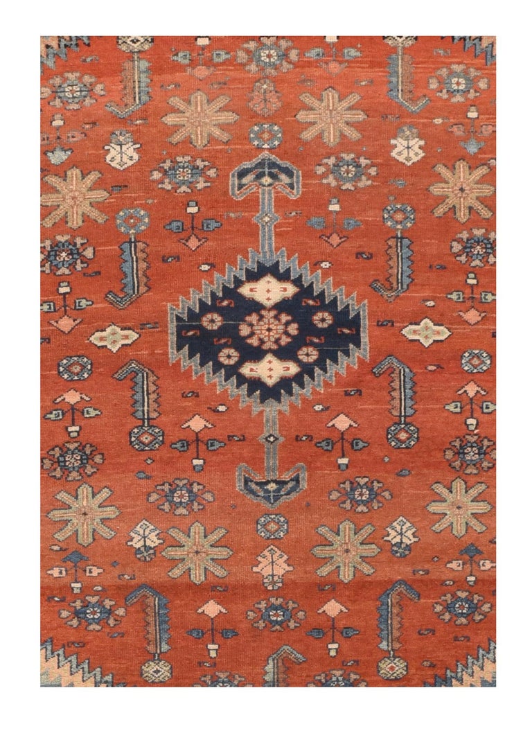 Antique Persian Malayer Area Rug For Sale at 1stDibs