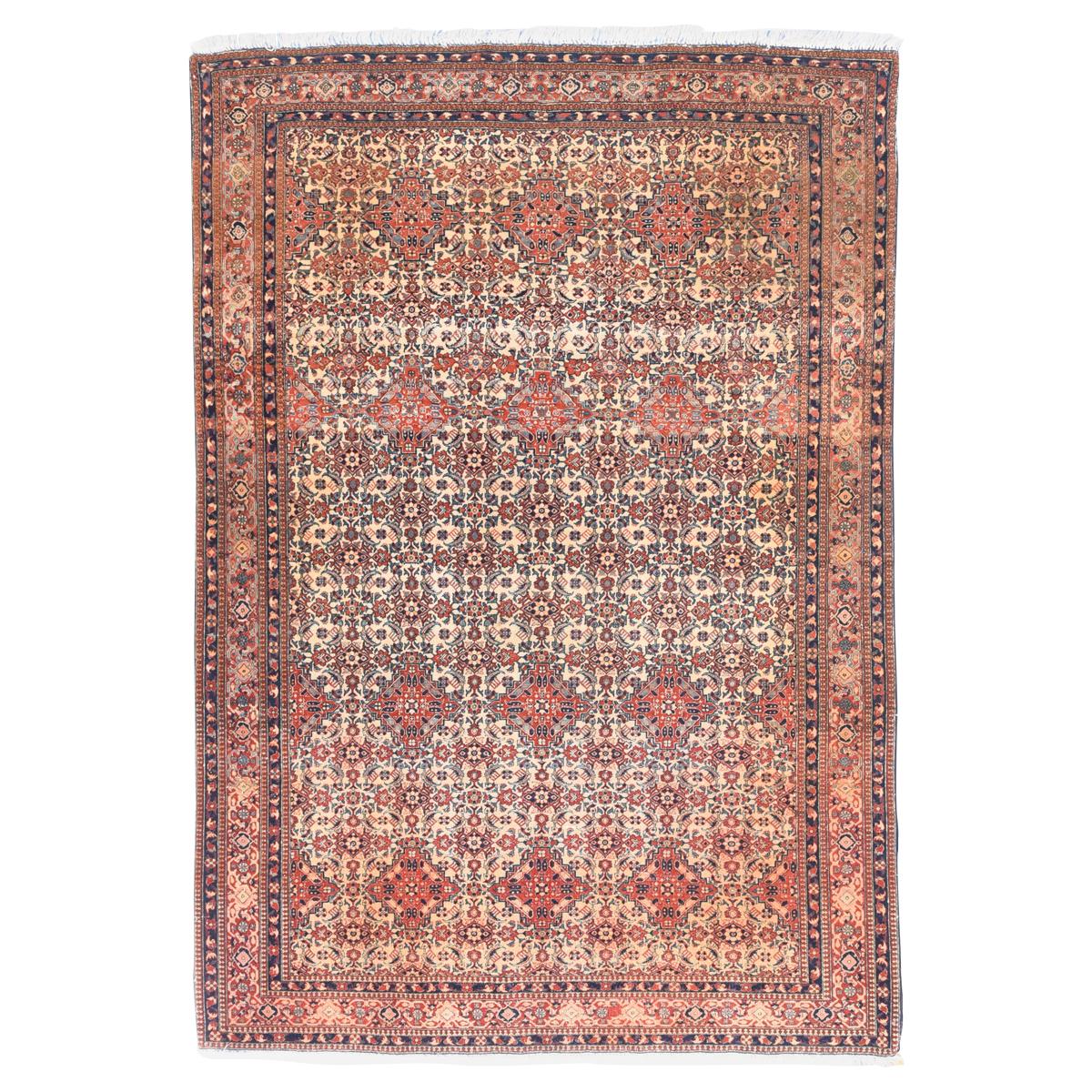 Antique Persian Area Rug Tabriz Design For Sale at 1stDibs