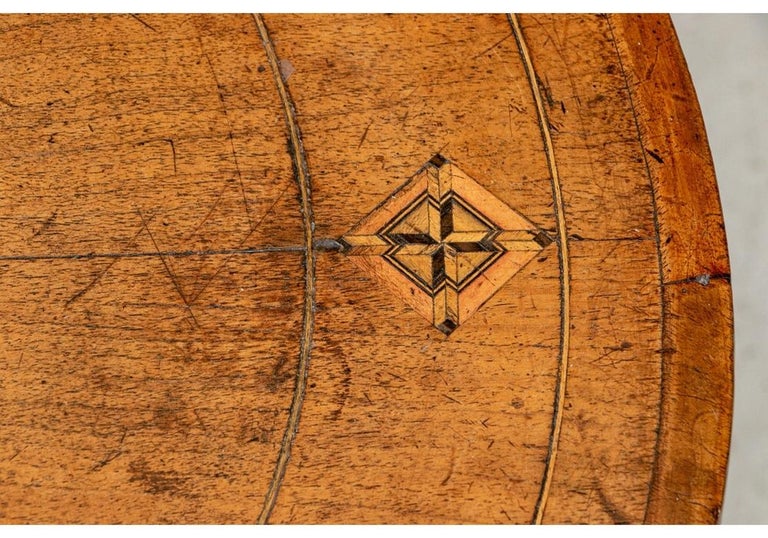 Fine Antique Tilt-Top Inlaid Center Table For Sale at 1stDibs
