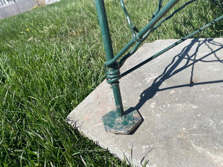 Fine Antique Victorian Wire "Double Scroll" Garden Bench, 1900 For Sale ...