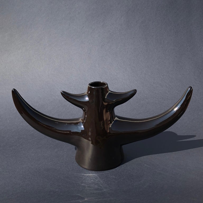 Fine Art Ceramic Volcano Vase 1, Handmade, Organic Modern Minimalist ...