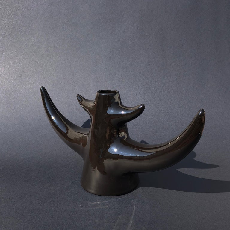 Fine Art Ceramic Volcano Vase 1, Handmade, Organic Modern Minimalist ...