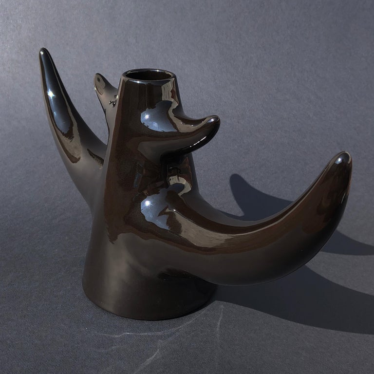 Fine Art Ceramic Volcano Vase 1, Handmade, Organic Modern Minimalist ...