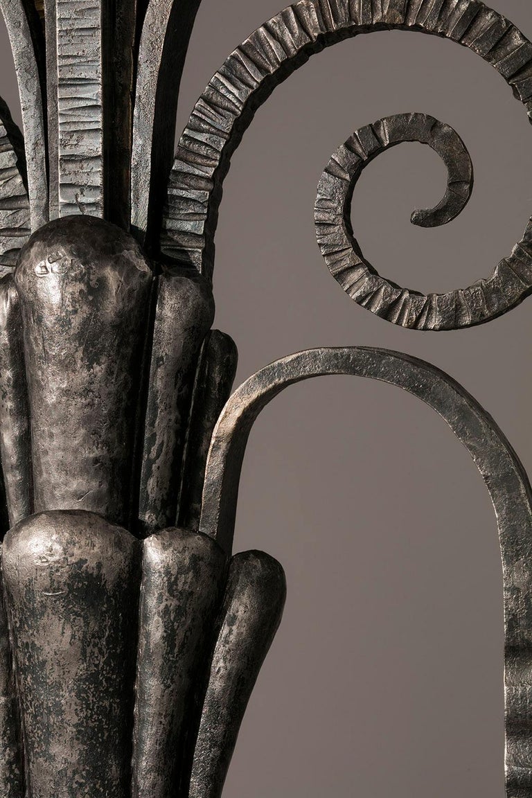 Fine Art Deco Style Wrought-Iron Door at 1stDibs