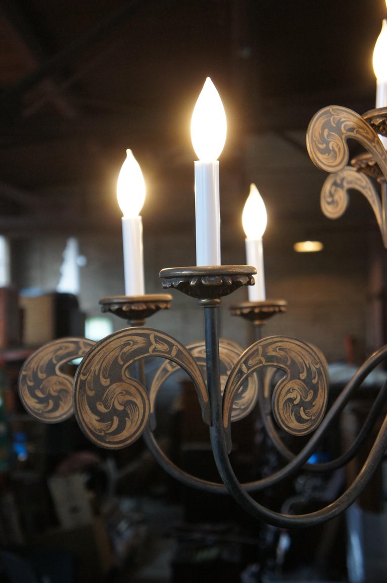 Fine Art Lamps Avignon Chandelier Medieval Empire Two Tier 12 Light ...