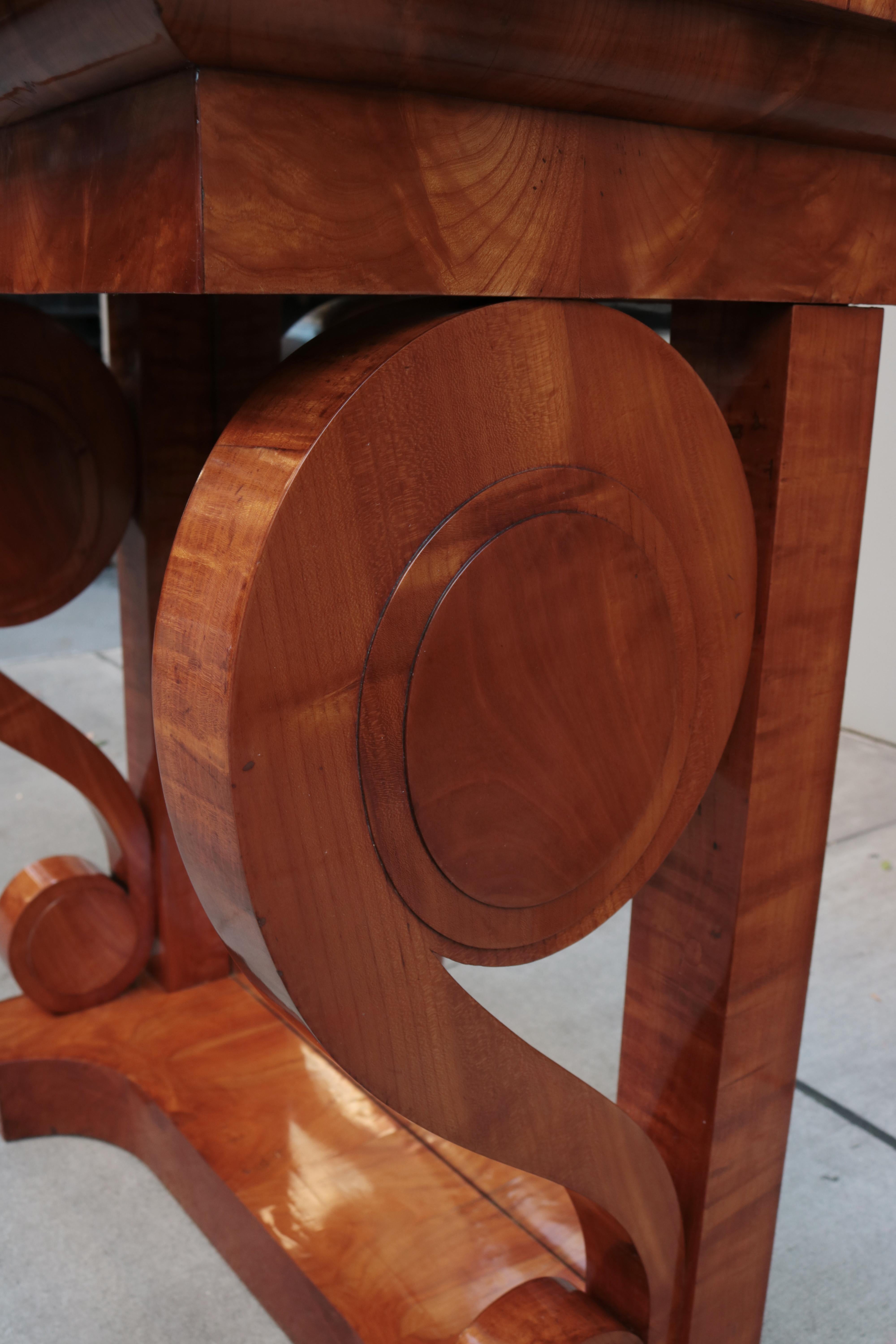 Fine Biedermeier Console Table For Sale at 1stDibs