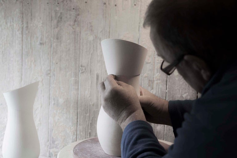 Fine Bone China Pitcher Sculpted with Generous and Curvaceous Forms For ...