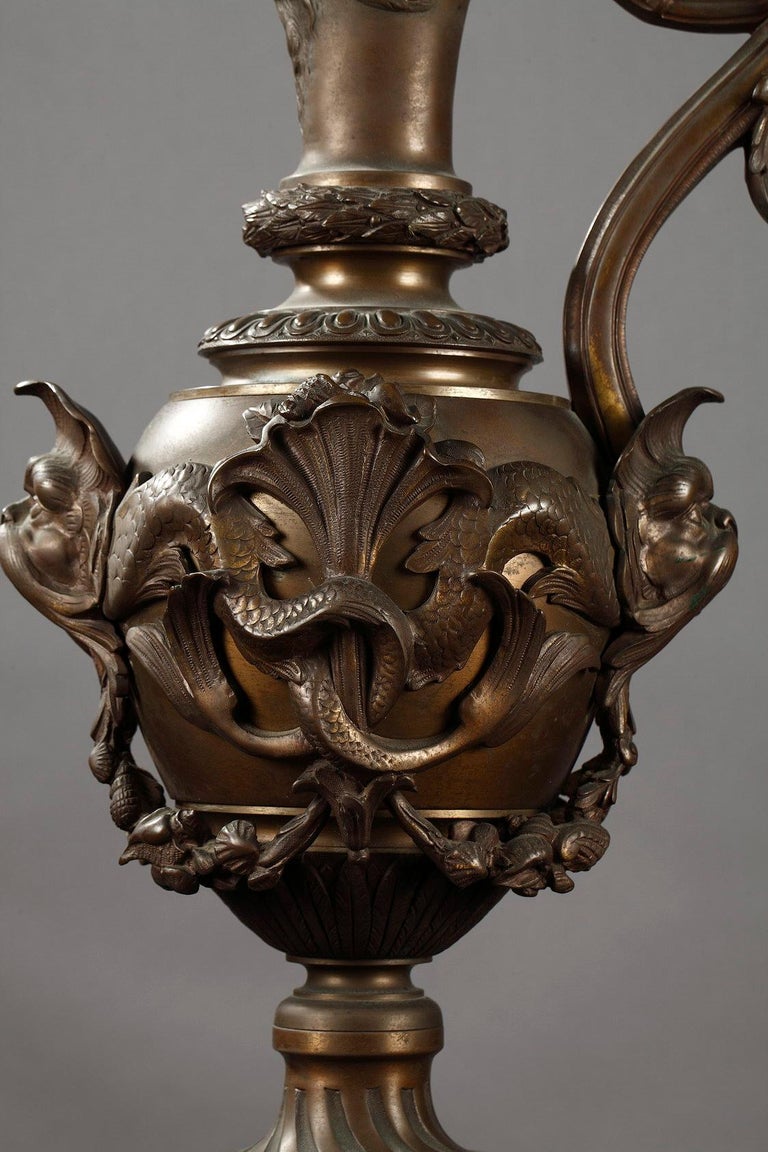 Fine Bronze Ewer at 1stdibs