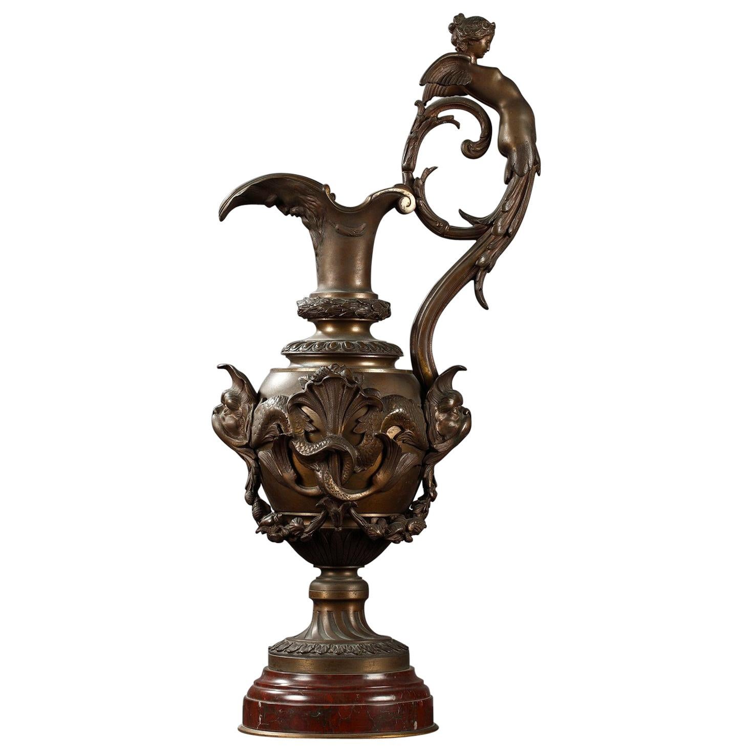 Fine Bronze Ewer at 1stDibs