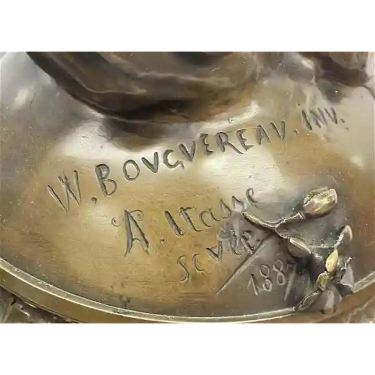 Fine Bronze Statue "The Winning Love" by Adolphe Itasse After ...