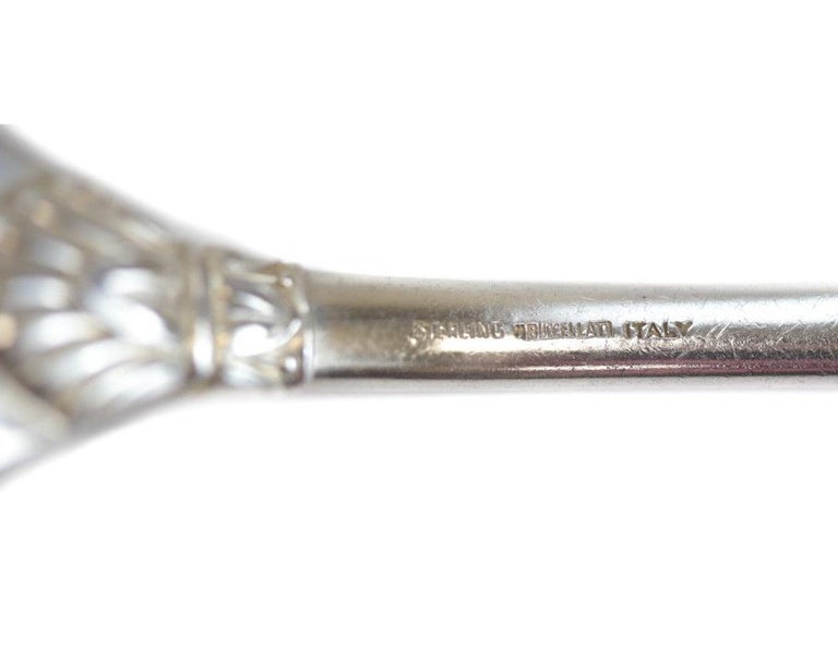 Fine Buccellati Sterling Silver 7-Piece Service for 12 Flatware in ...