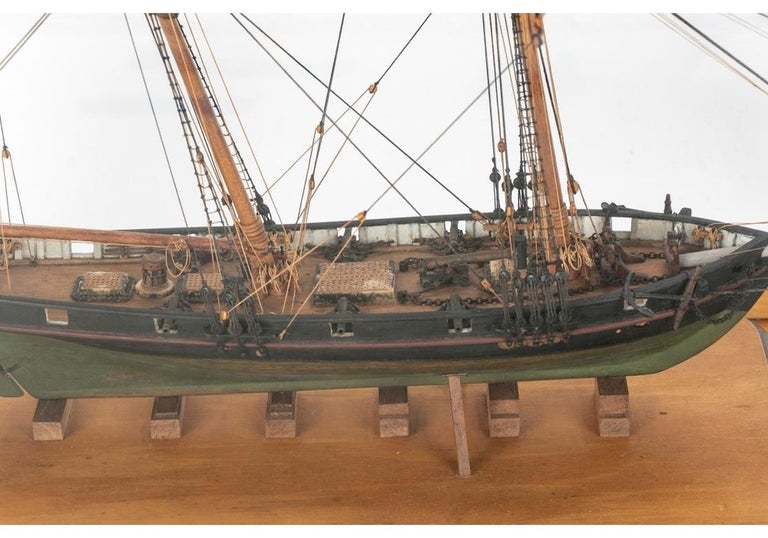 Fine Cased Model Baltimore Clipper, 1812 For Sale at 1stDibs