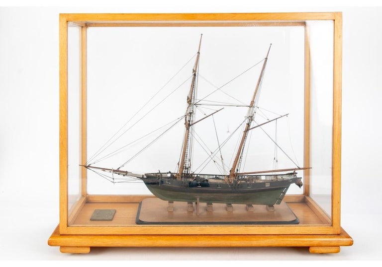 Fine Cased Model Baltimore Clipper, 1812 For Sale at 1stDibs